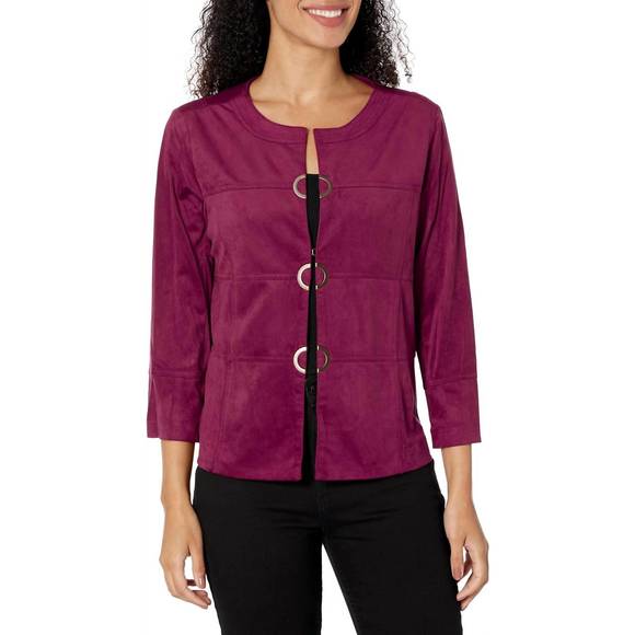 Multiples | Jackets & Coats | New Multiples Multipanel Faux Suede ...